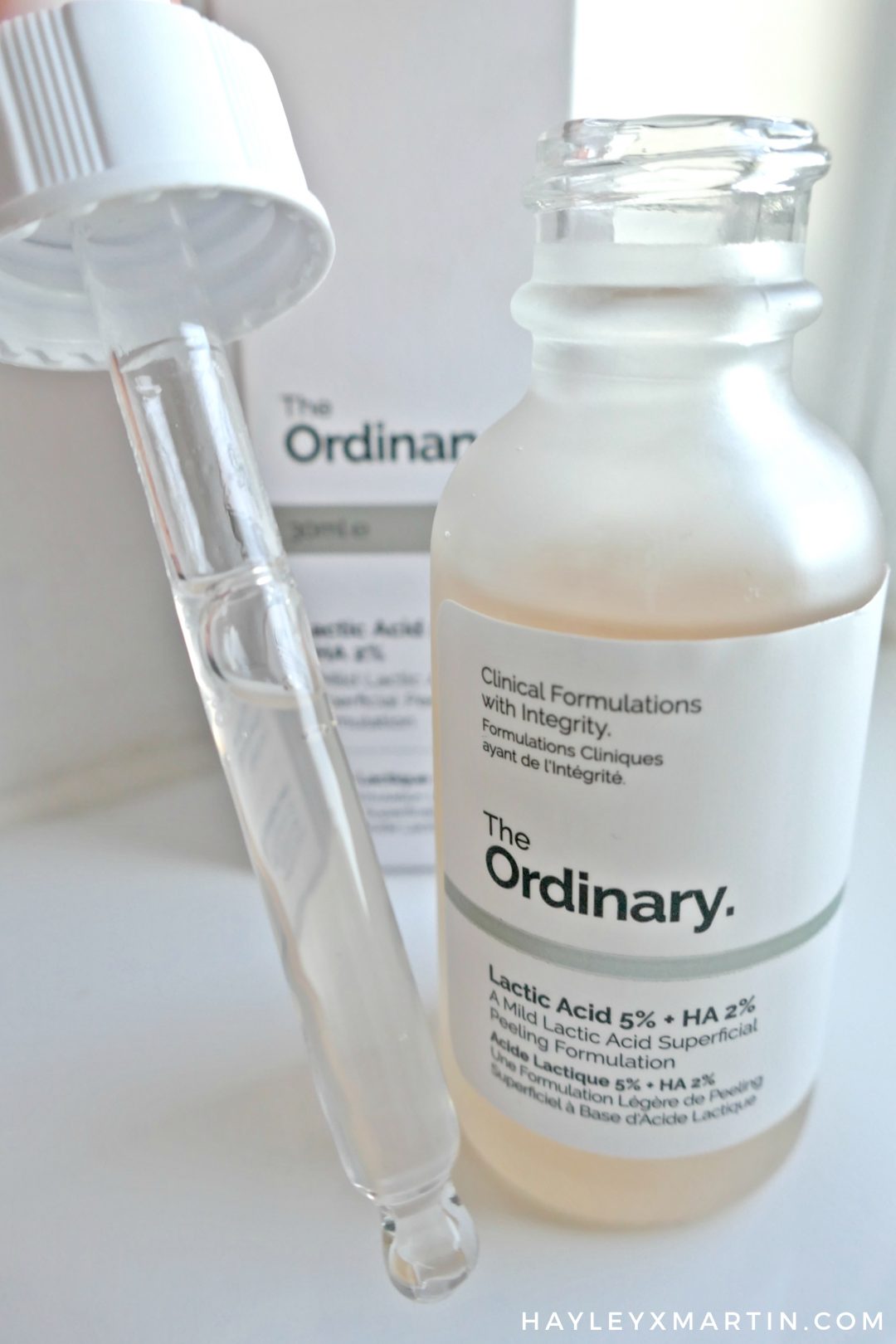 The Ordinary - Lactic Acid 5% + HA 2% | Review - hayleyxmartin