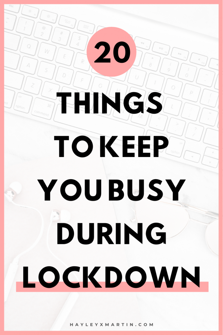 20 Productive Things To Do At Home - hayleyxmartin