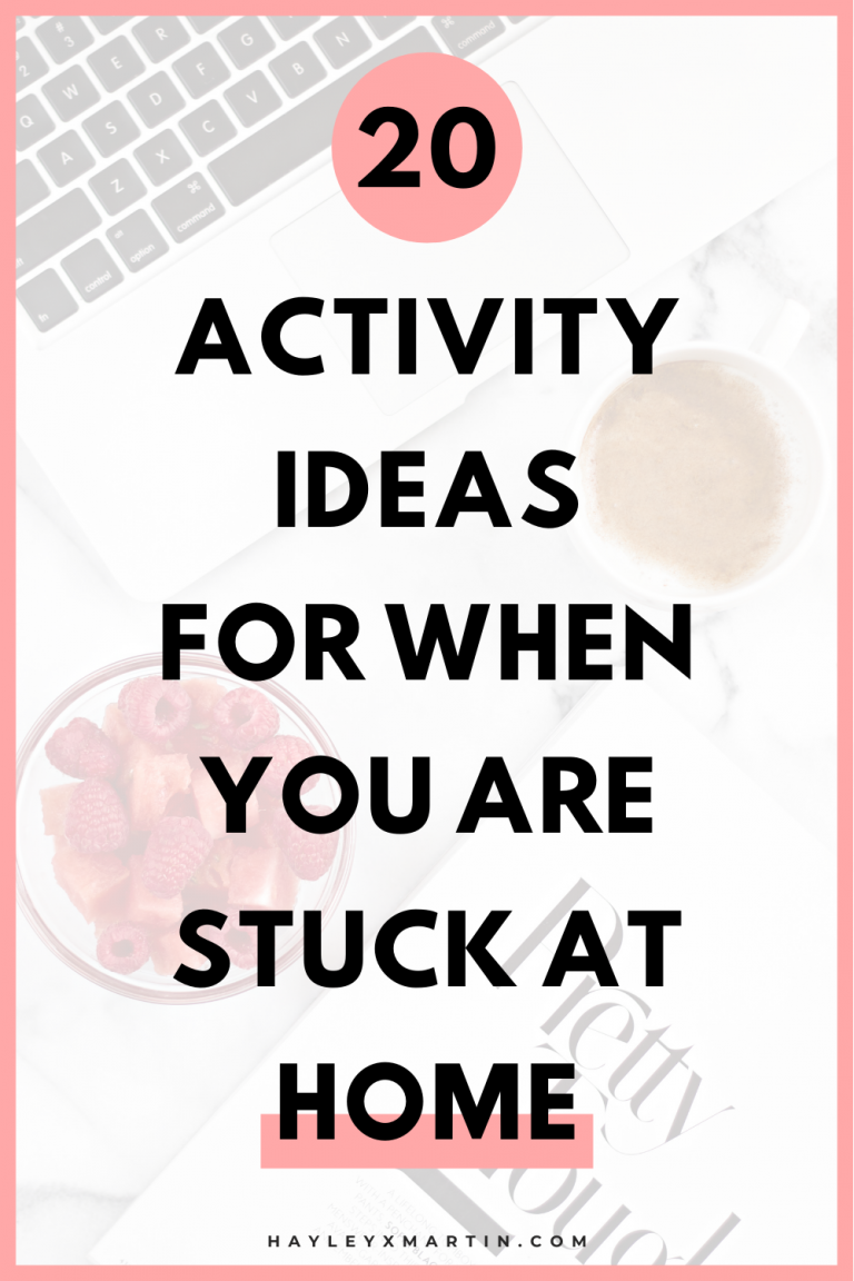 20 Productive Things To Do At Home - hayleyxmartin