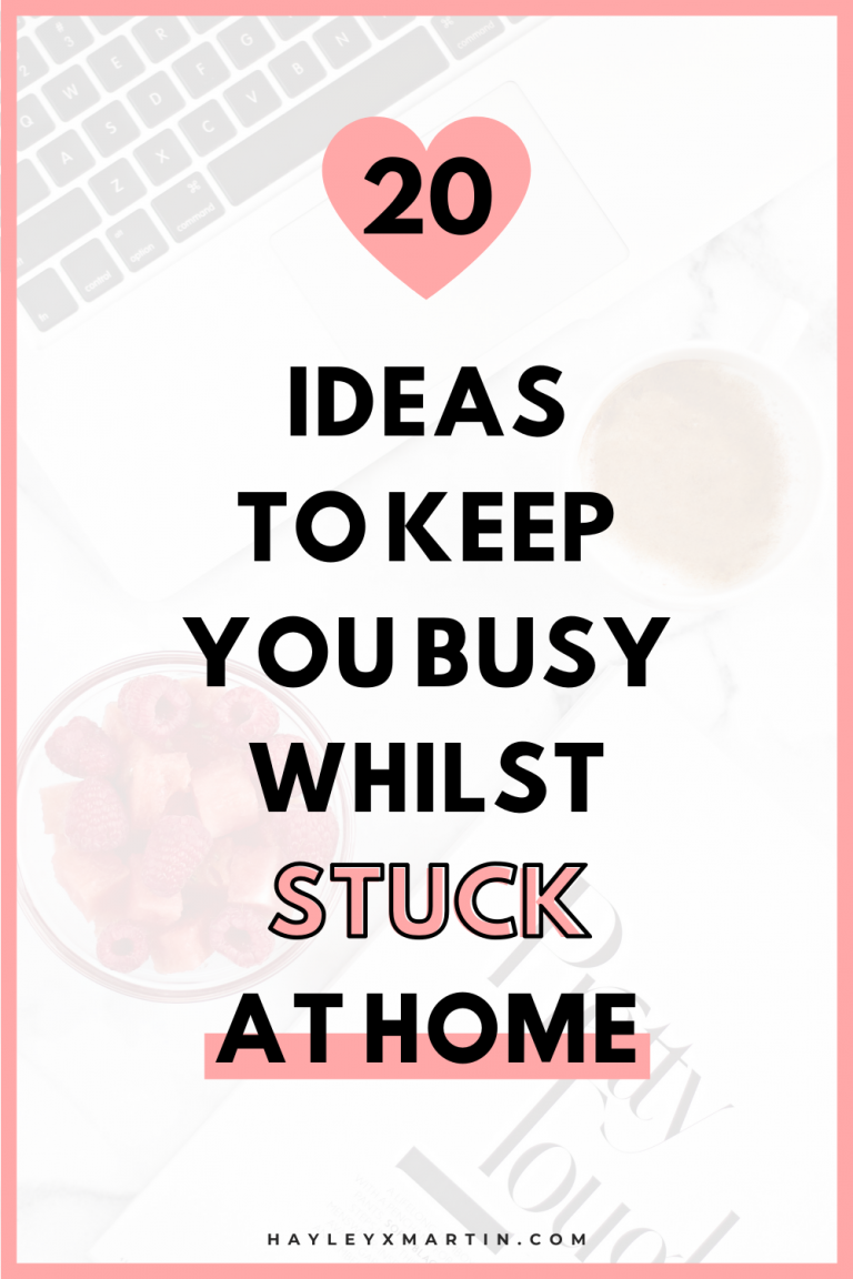 20 Productive Things To Do At Home - hayleyxmartin
