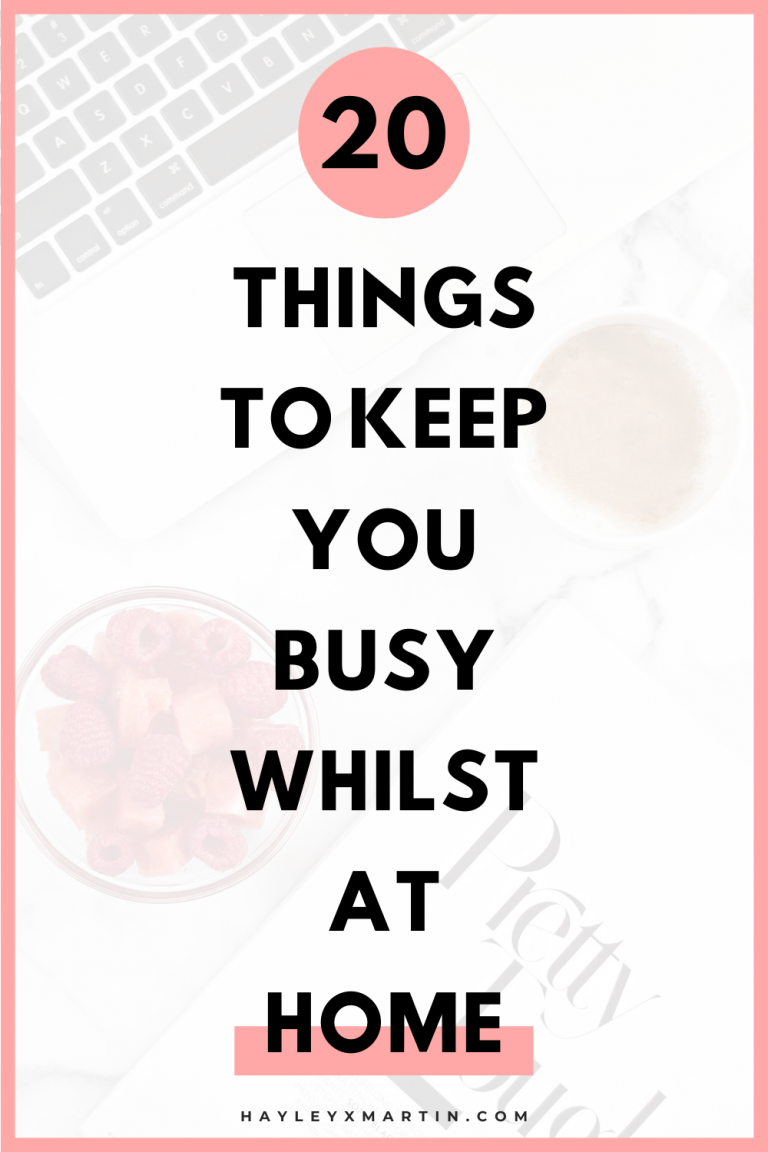 20 Productive Things To Do At Home - hayleyxmartin