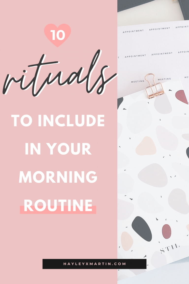 15 Morning rituals for a positive day - hayleyxmartin